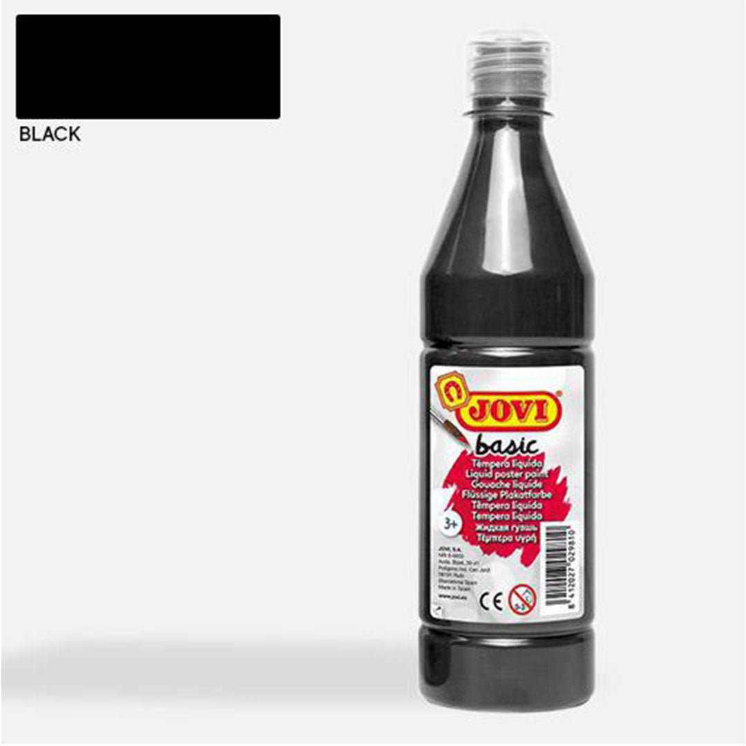 Jovi | Poster Paint | Liquid 1000ml | Black - SCOOBOO - Jovi