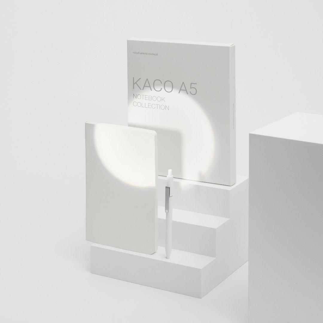 Kaco A5 PU Notebook with Midot Gel Pen Set – SCOOBOO