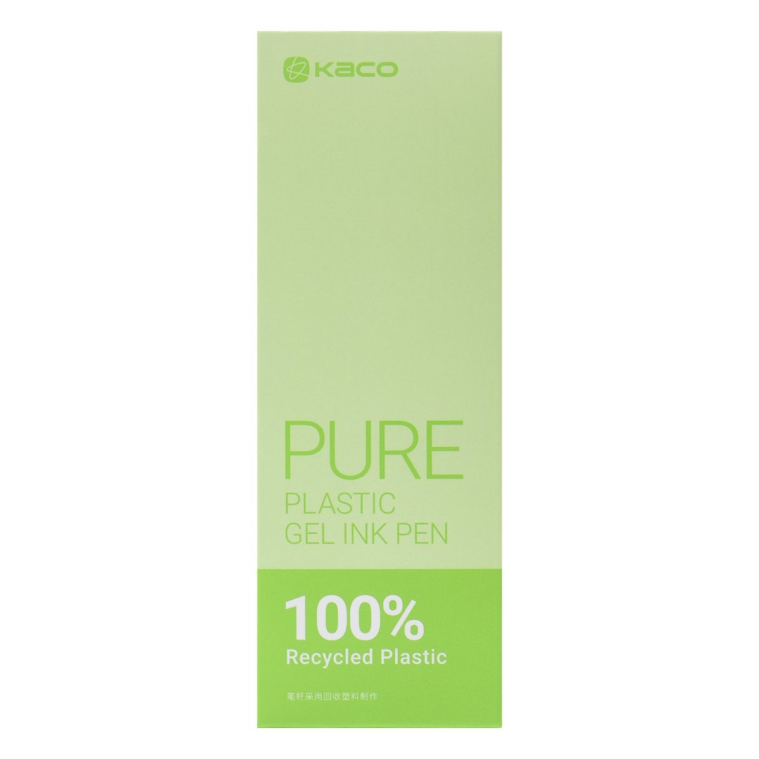 Kaco Pure Ink Pen Recycle Natural Story 5pcs/set - SCOOBOO - Kaco
