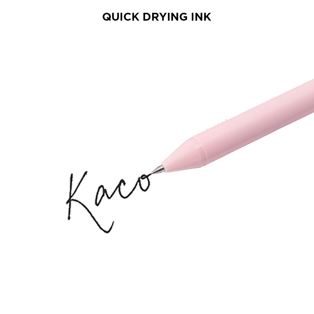 Kaco Pure Ink Pen Recycle Natural Story 5pcs/set - SCOOBOO - Kaco
