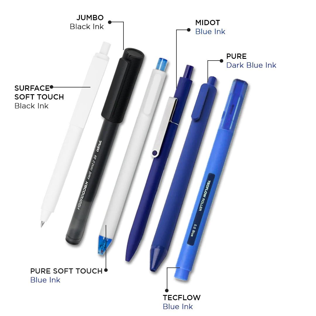 Kaco Right Choice Set of 6 Gel Pens | Premium Kaco Gel Pens by Scooboo ...