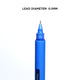 Kaco Tecflow Roller Pen - Blue Ink - SCOOBOO - KACO