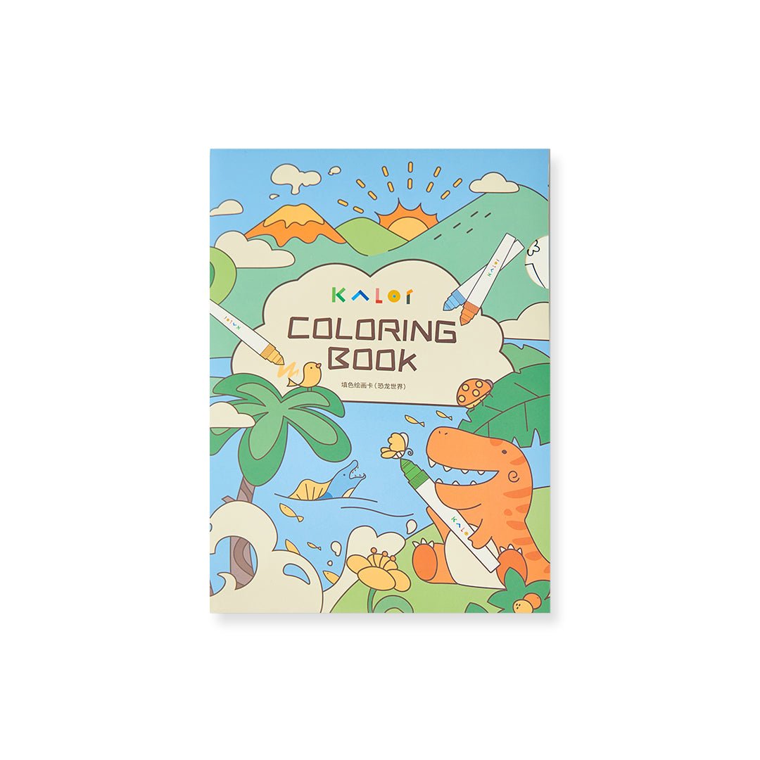 KALOR B5 Color filling card (Dinosaur World)-SCOOBOO – SCOOBOO