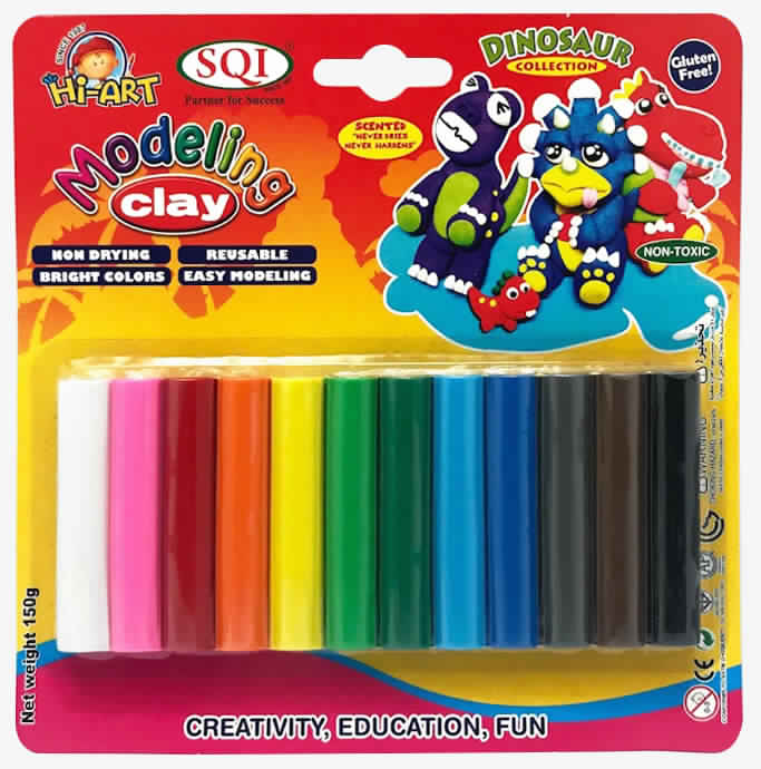 Keyroad Modeling clay 12Pcs - SCOOBOO - SCOOBOO