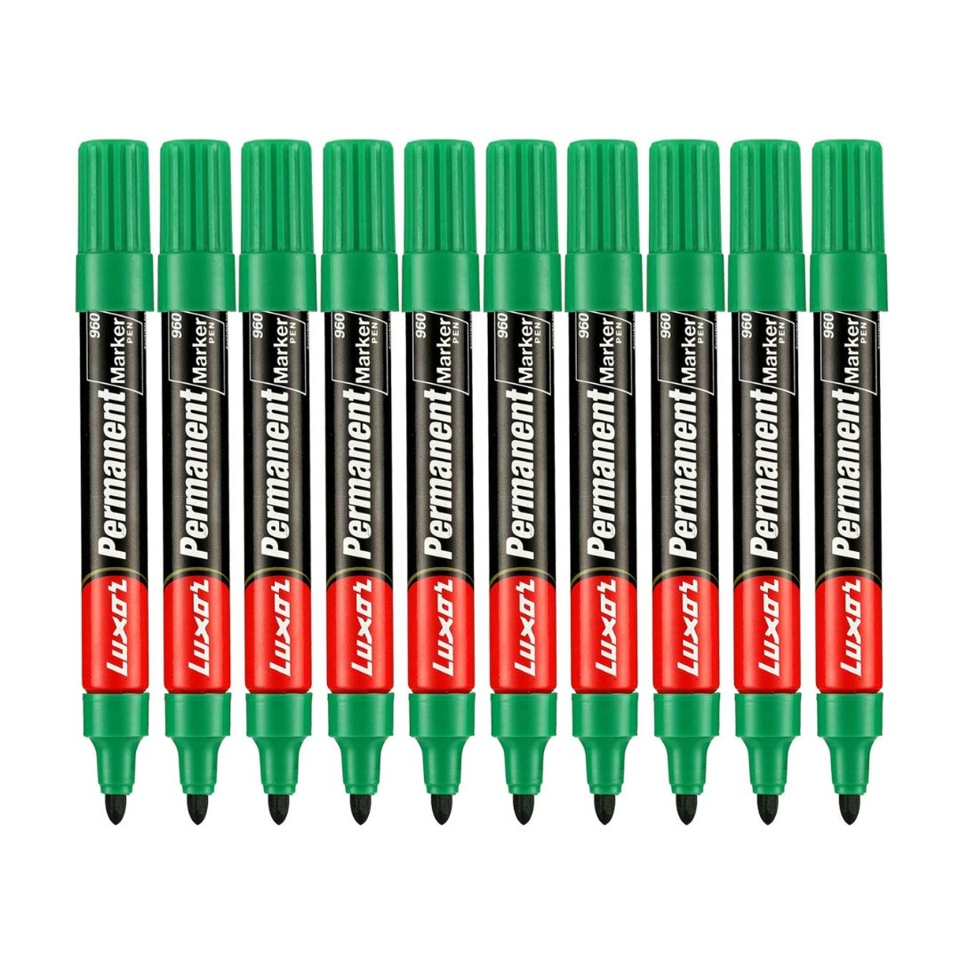 Luxor Permanent Marker 960 Bullet Tip Pack Of 10-SCOOBOO – SCOOBOO