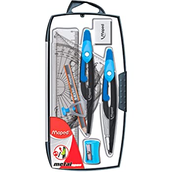 Maped Metal 9pcs Ruler Set - SCOOBOO - MAPED