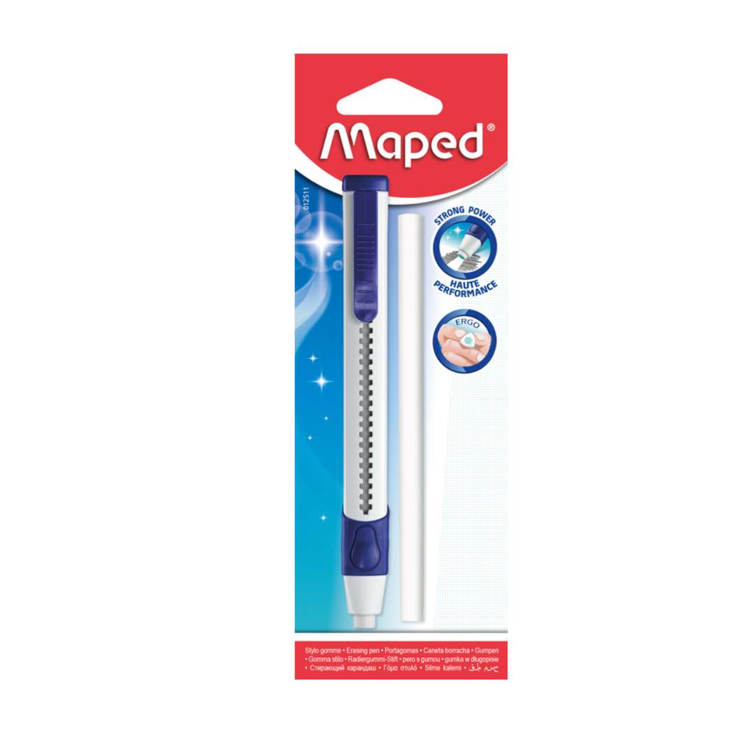 Maped Triangular Gom Eraser Pen - SCOOBOO - MAPED