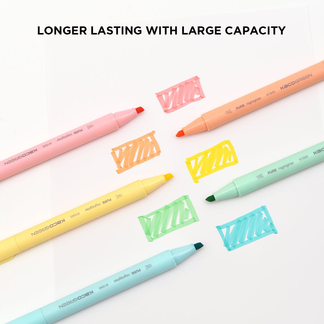 Pure Macaron Highlighter - Five-color Pack - SCOOBOO - KACO