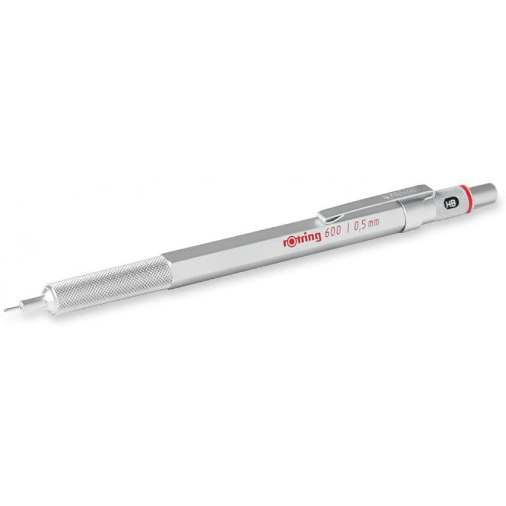 Rotring 600 Blue 0.5mm Mechanical Pencil,Metal Body,Non-Slip Metal ...