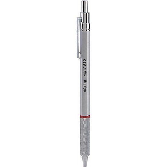 Rotring Rapid Pro Black Retractable Ball Point Pen,Metal Body,Hexagonal ...