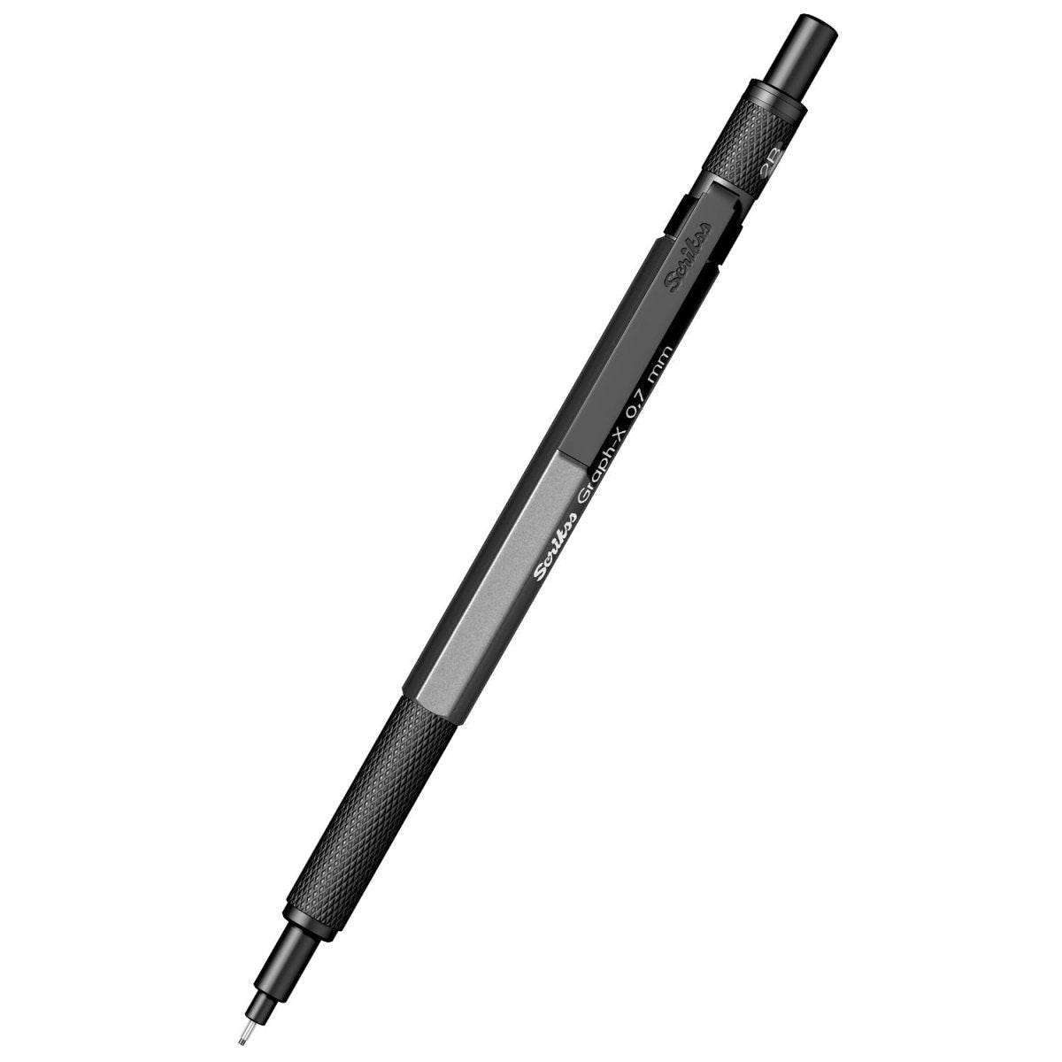Scrikss | Graph-X | Mechanical Pencil | Metallic Grey-0.7mm - SCOOBOO ...