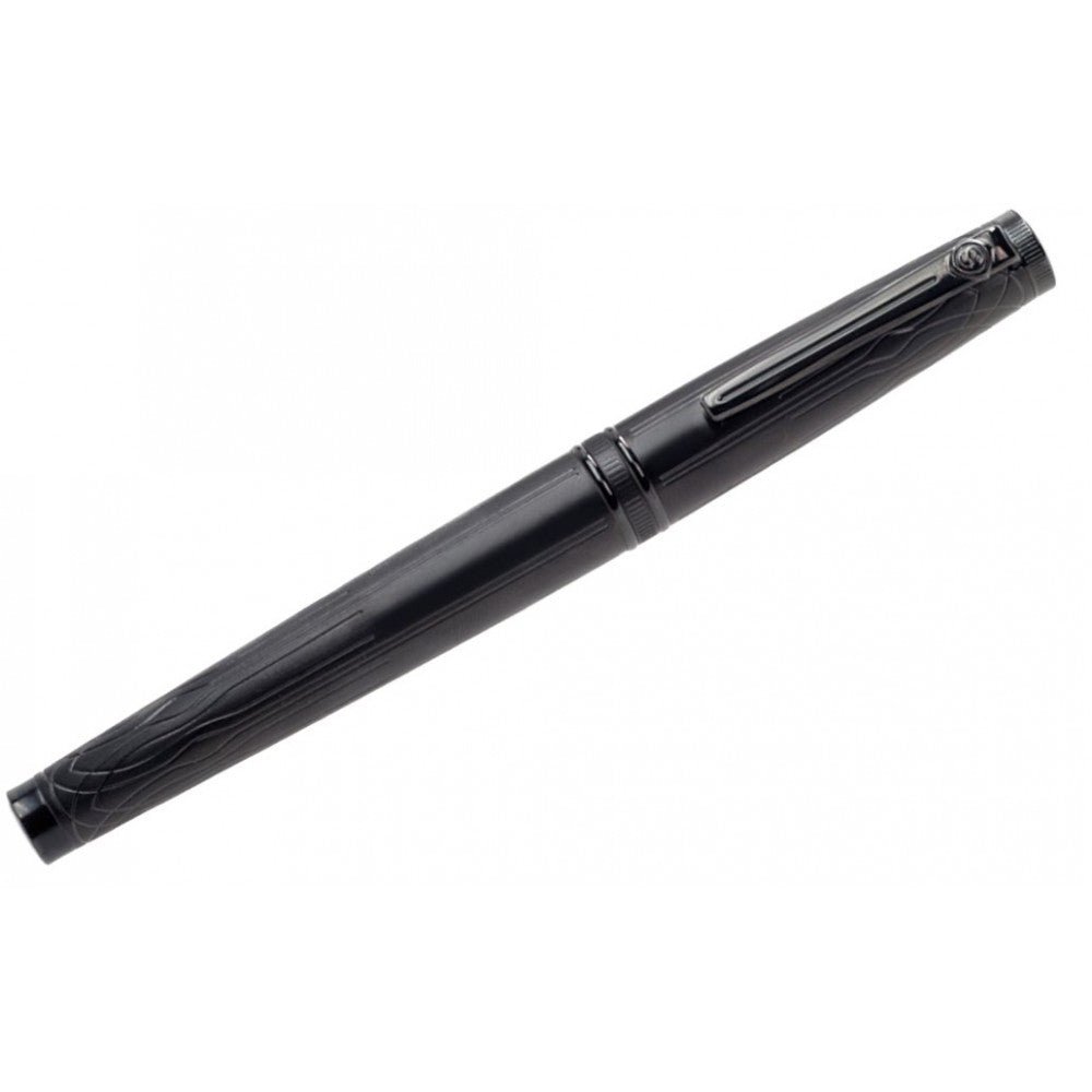 Scrikss Heritage Matt Black Roller ball Pen With Titanium Plated ...