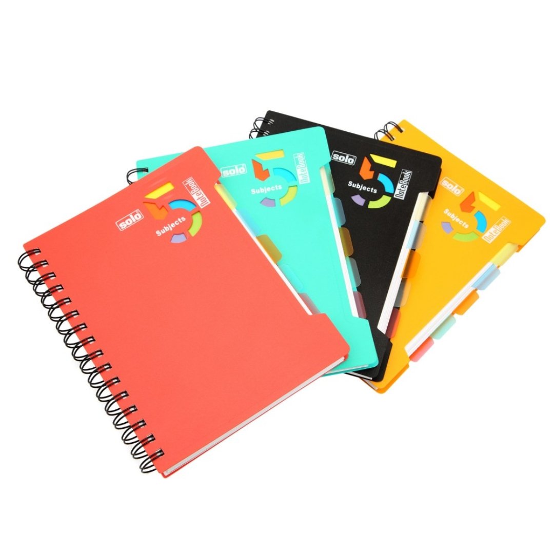 Solo 5 Subject Notebook B5 - SCOOBOO - Solo