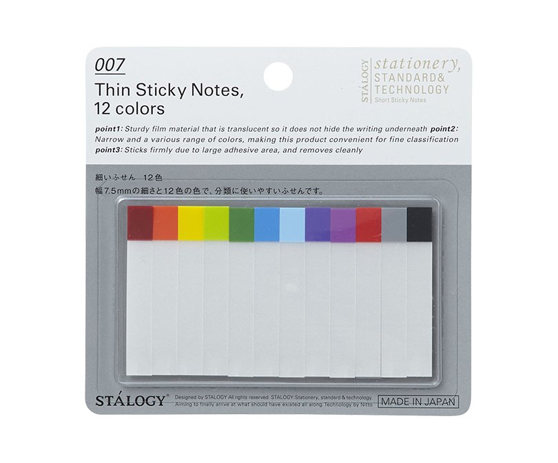 Stalogy Thin Sticky Notes - SCOOBOO - Stalogy