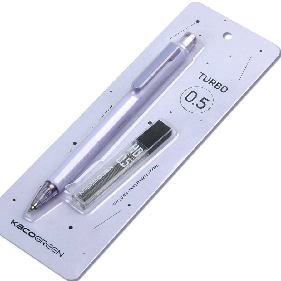 Turbo Mechanical Pencil 0.5 Premium + Resin Leads -KACO – SCOOBOO