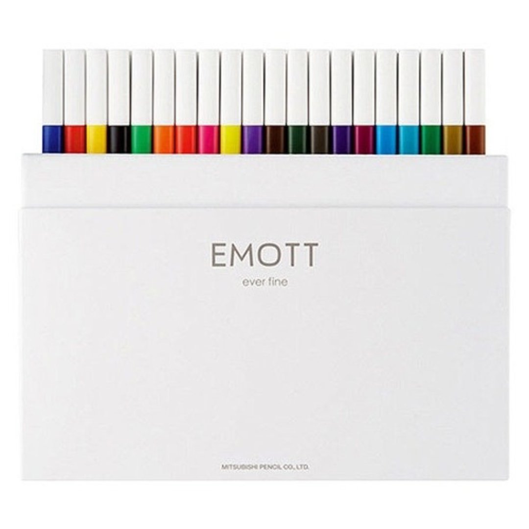 Uni-ball Emott Pens 40-color set - SCOOBOO - Uni-Ball