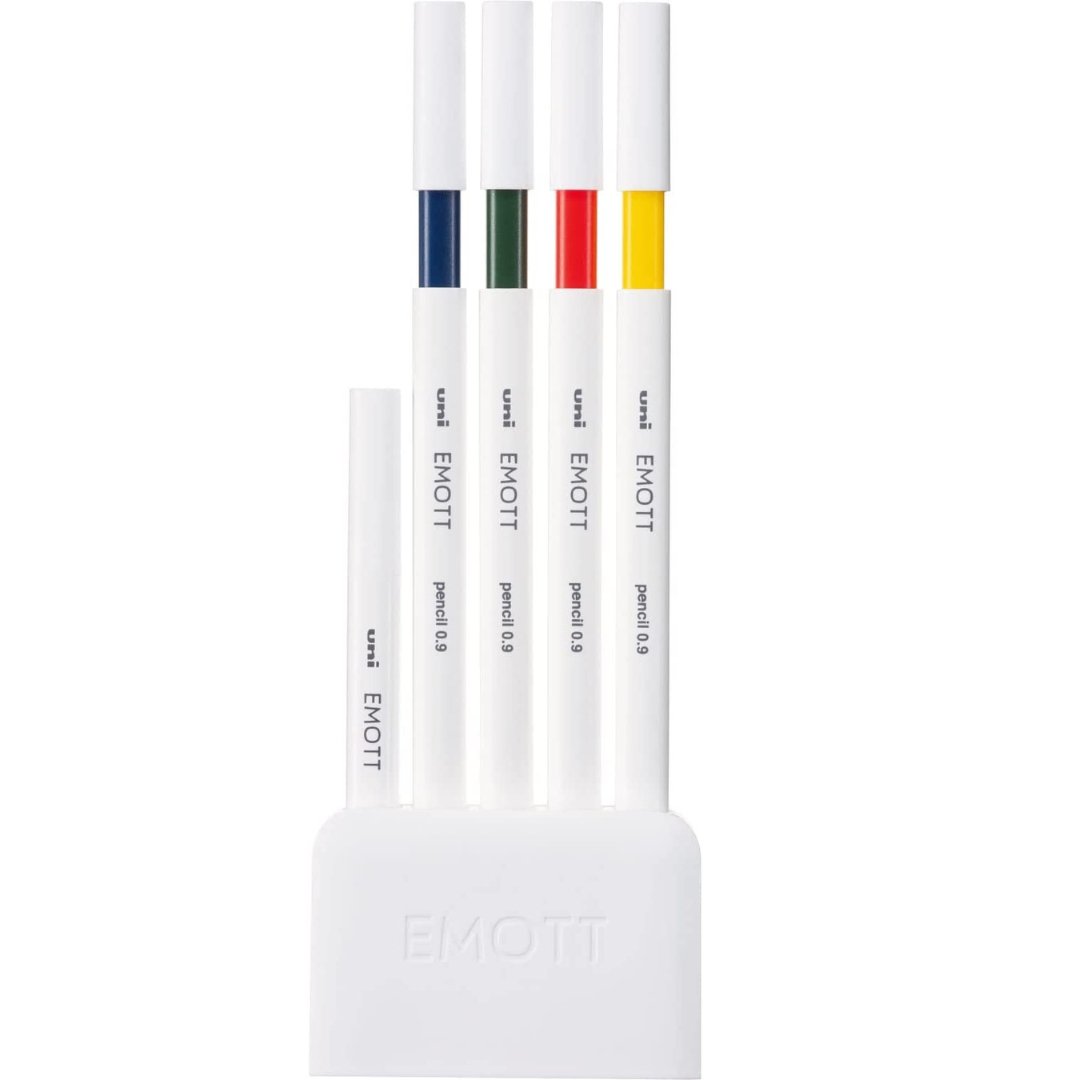 Uni-ball Emott Pencil 0.9 4 Colors No.1 Refreshing Color - SCOOBOO ...