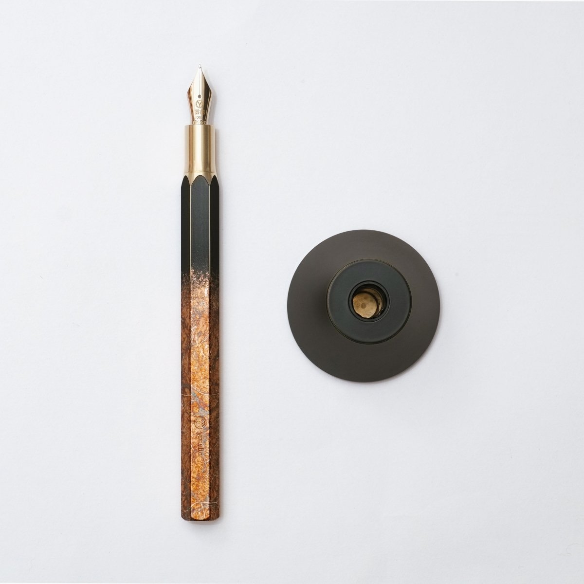 Ystudio, Craft-03 Yakihaku Limited Edition Desk Fountain Pen - SCOOBOO - Ystudio
