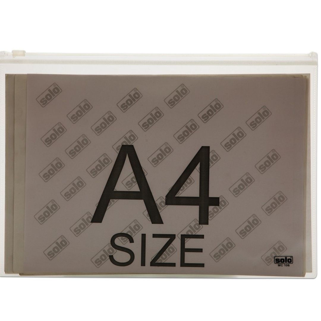 Solo Zipper Document Bag - (Pack Of 10) – SCOOBOO